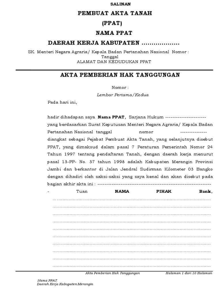 Contoh Apht Ditingkatkan | PDF | Hukum