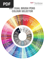Dual Brush Pen 108 Color Chart | PDF | Blue | Green