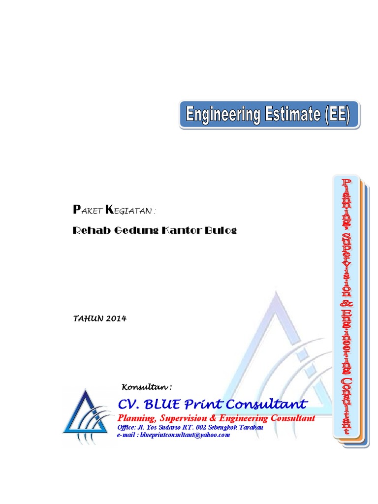 2014 Bulog Office Rehab Plan | PDF | Art
