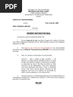 Affidavit of Undertaking - Bail | PDF