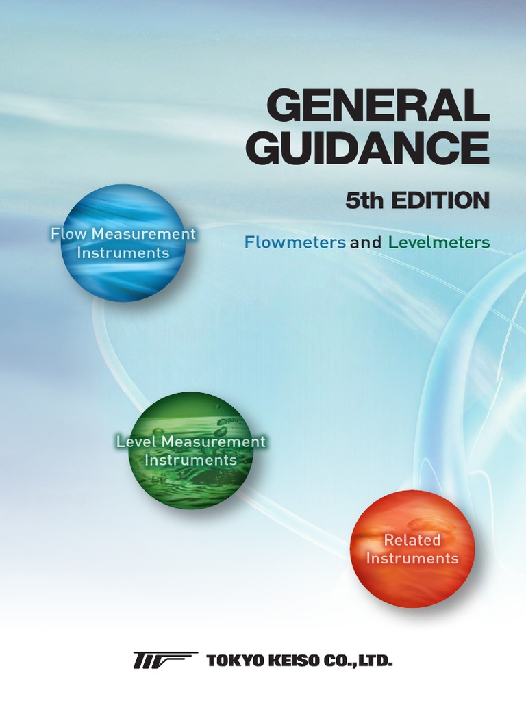 General Guidance 5th Sg-1008-0e | PDF | Flow Measurement | Viscosity