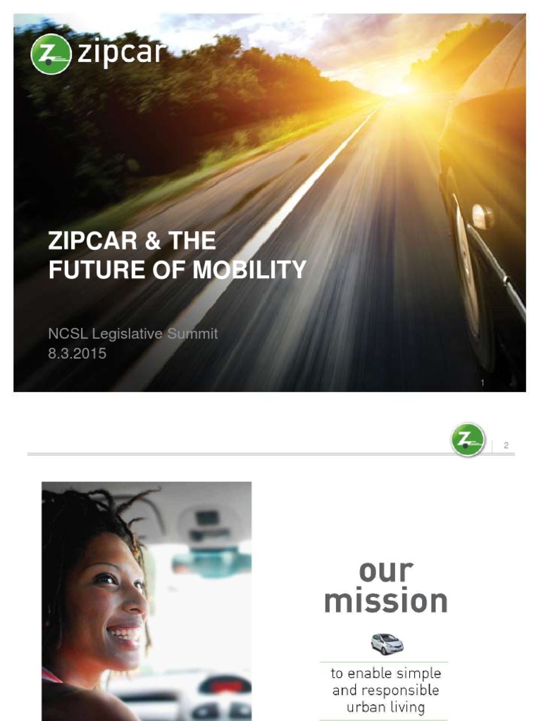 Zipcar & The Future of Mobility: NCSL Legislative Summit 8.3.2015 | PDF ...