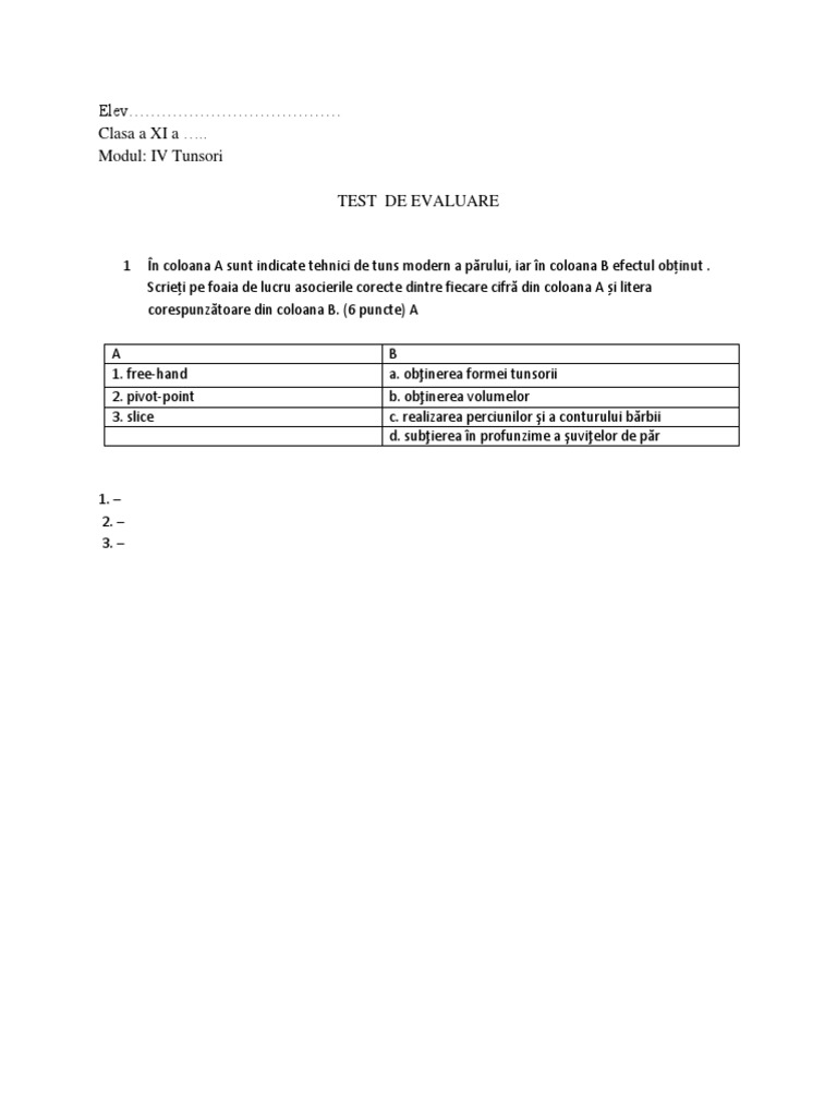 Fisa de Evaluare | PDF