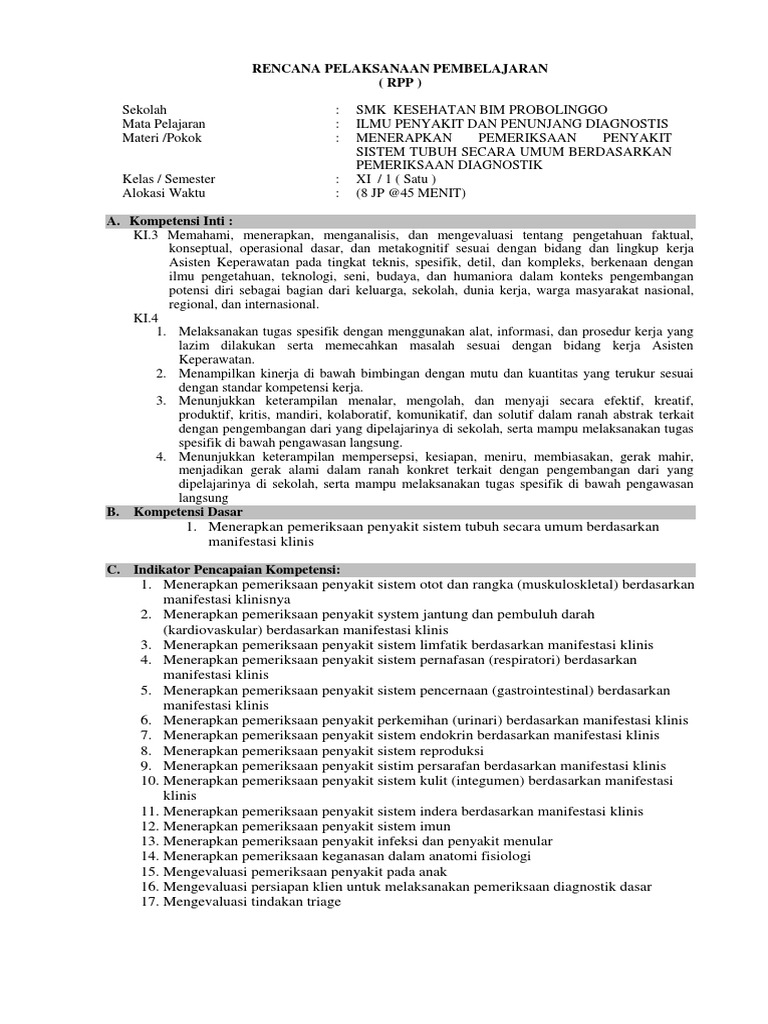 RPP IPPD Selesai | PDF | Pengembangan Diri