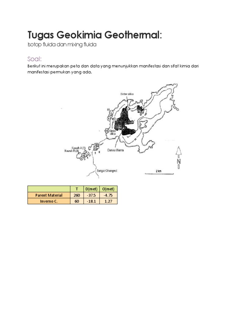 Tugas Geokimia Geothermal | PDF | Phases Of Matter | Water