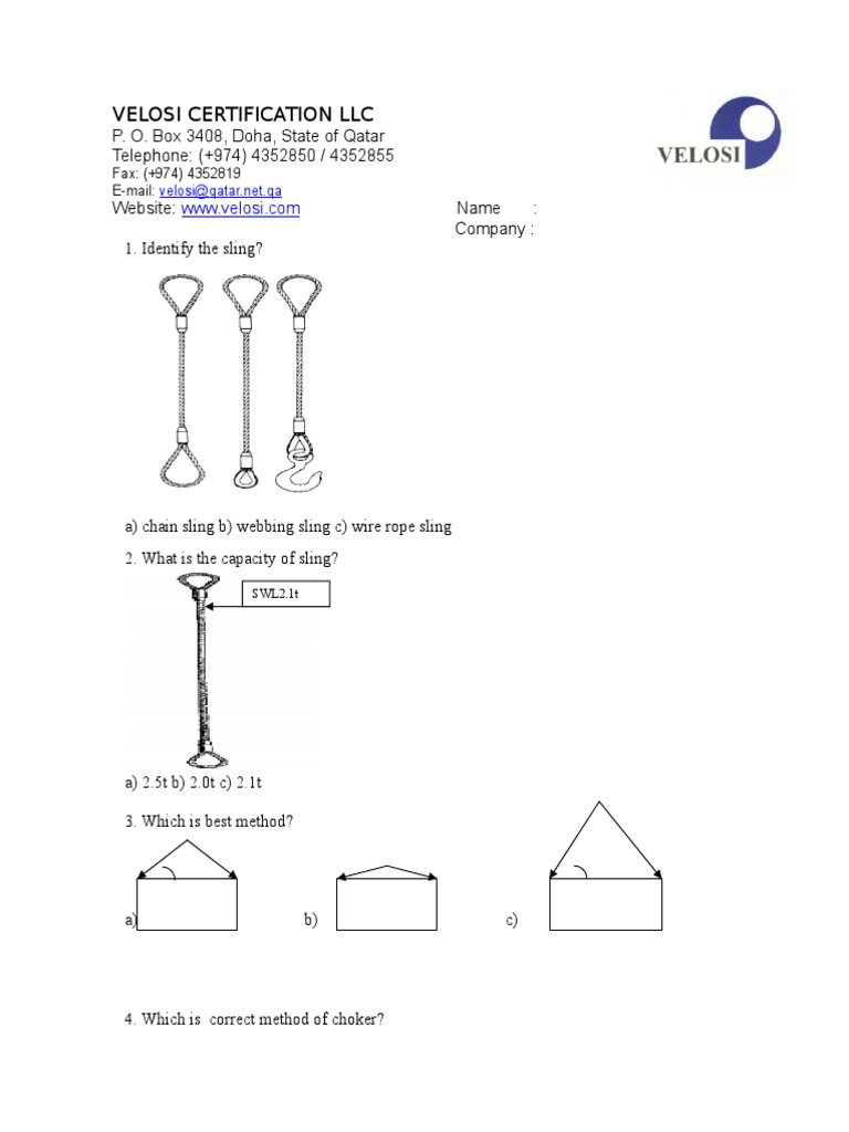 Riggers Test Learners | PDF