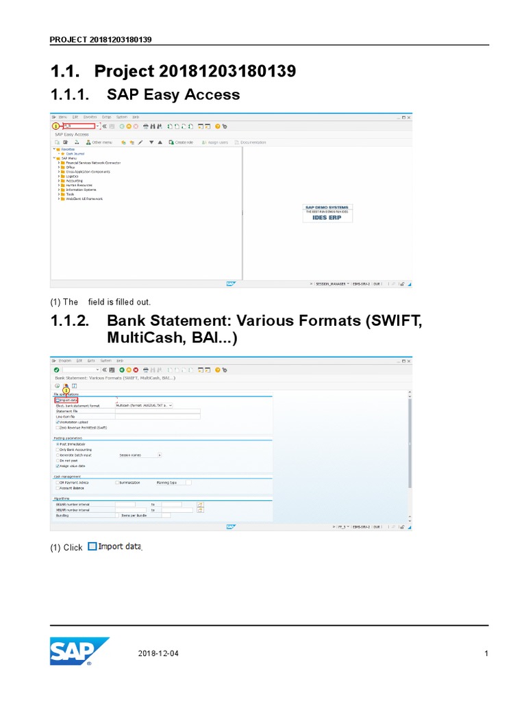Sap Fico Tutorial | PDF | Banks | Banking