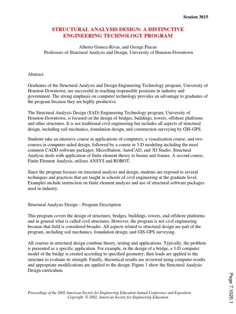 Structural Analysis and Design | PDF | Structural Analysis | Beam ...