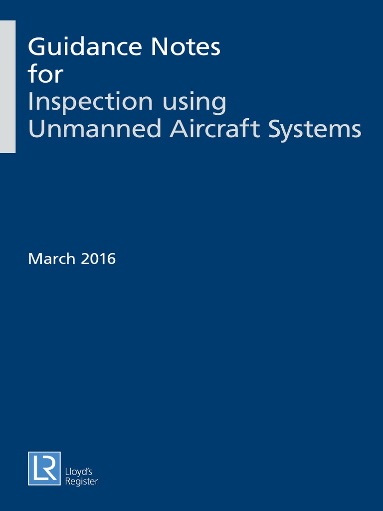 Guidance Notes For Unmanned Aircraft Systems | PDF | Unmanned Aerial ...