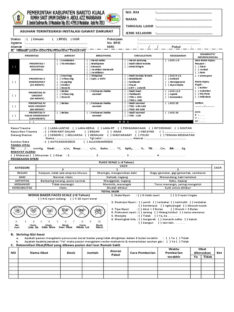 Dokumentasi Triage Igd New | PDF