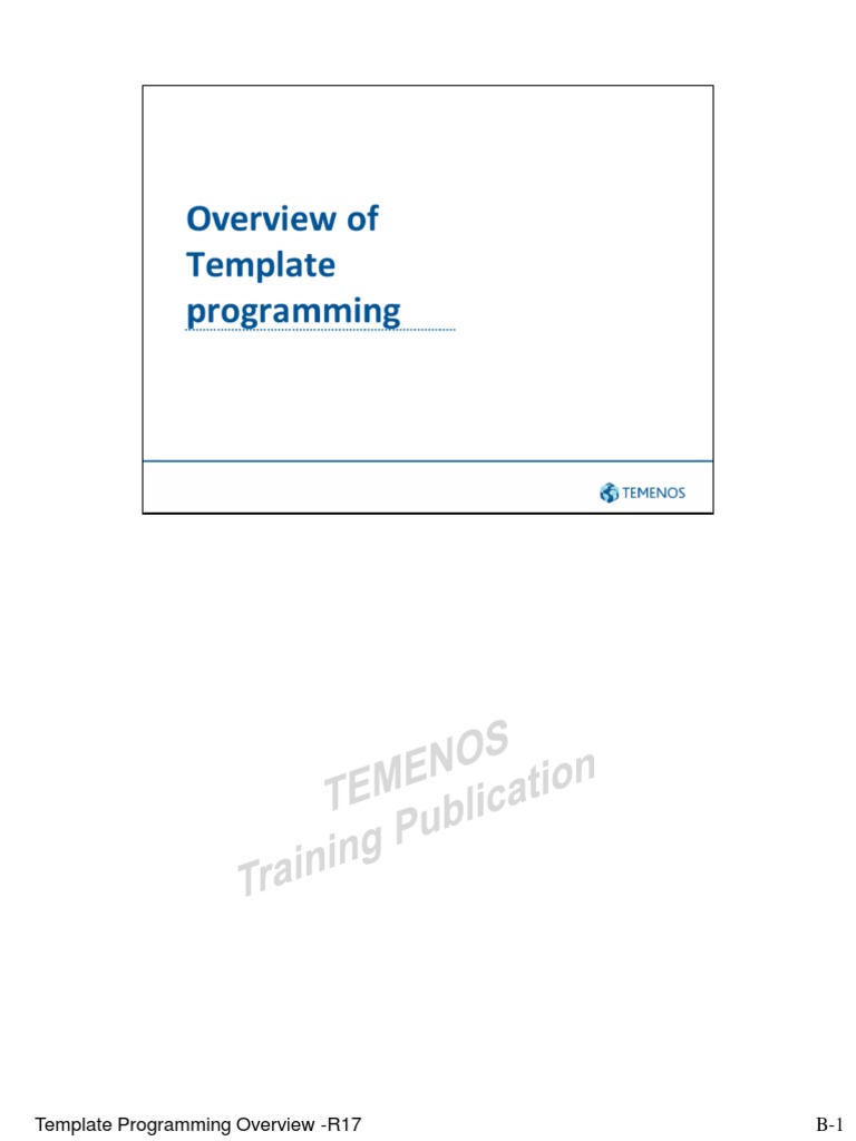 T24 Template Programming Guide | PDF | Web Page | Subroutine