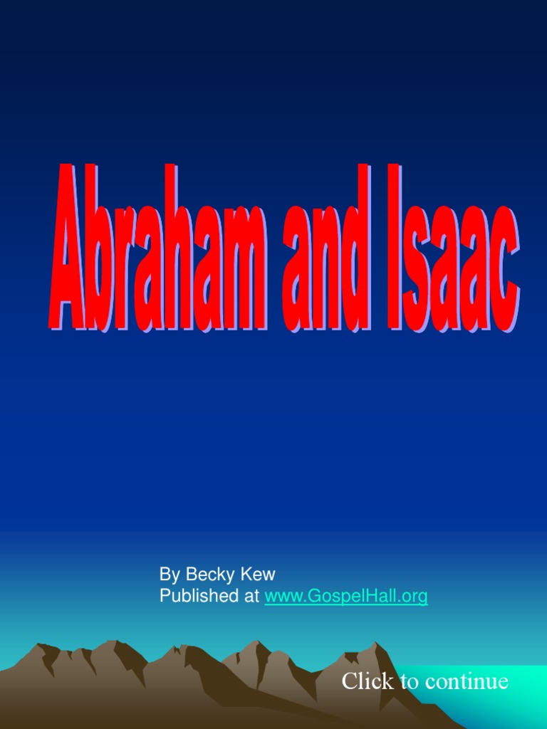 Abraham and Isaac: A Lesson in Faith | PDF