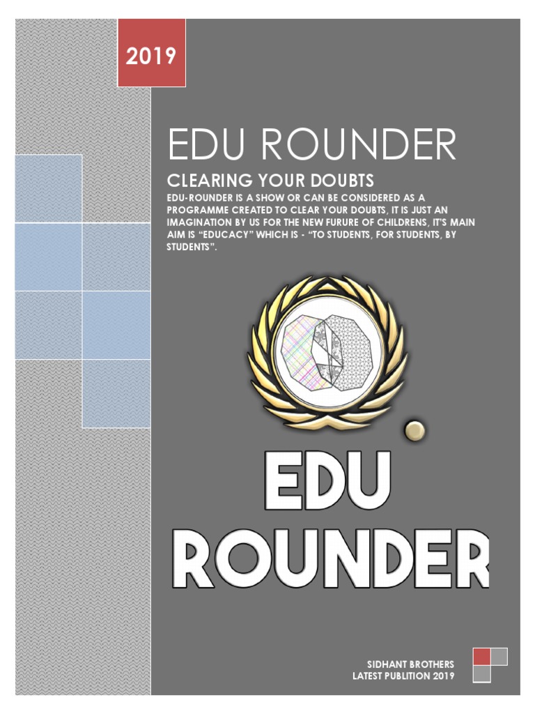 Edu Rounder: Clearing Your Doubts | PDF | Classical Geometry | Physics