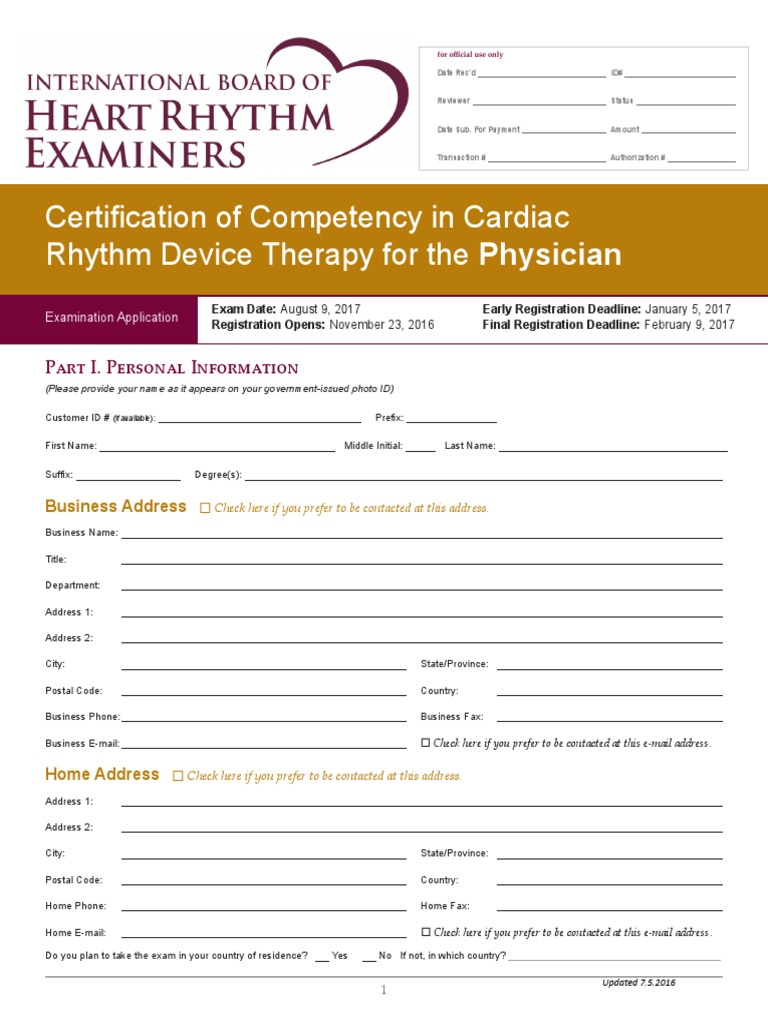 7.5.2016 IBHRE CCDS Physician 17 - FINAL PDF | PDF | Cardiology ...