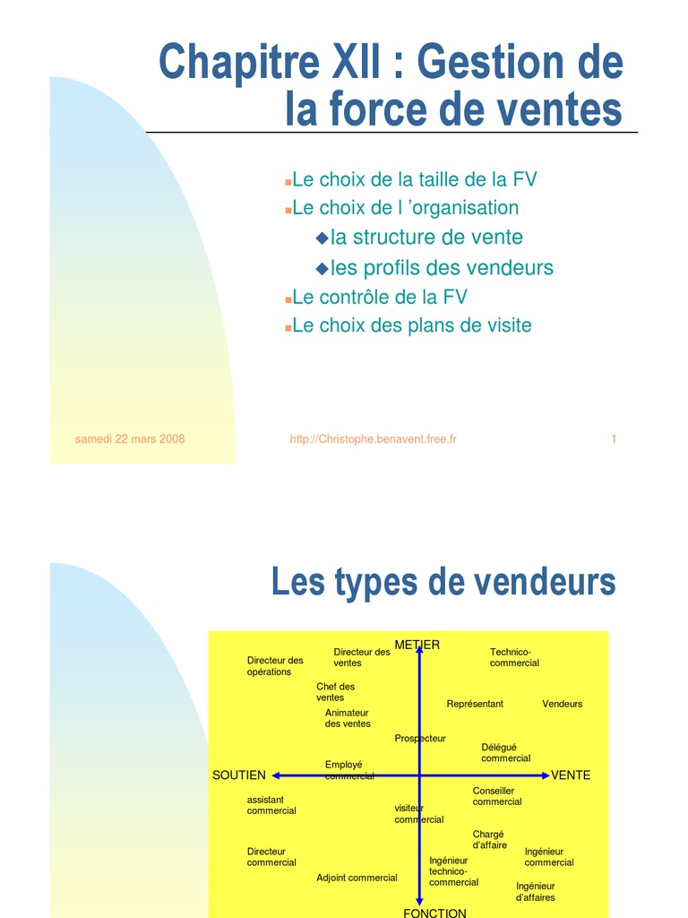 Gestion Des Forces de Vente | PDF | Sodles | Business