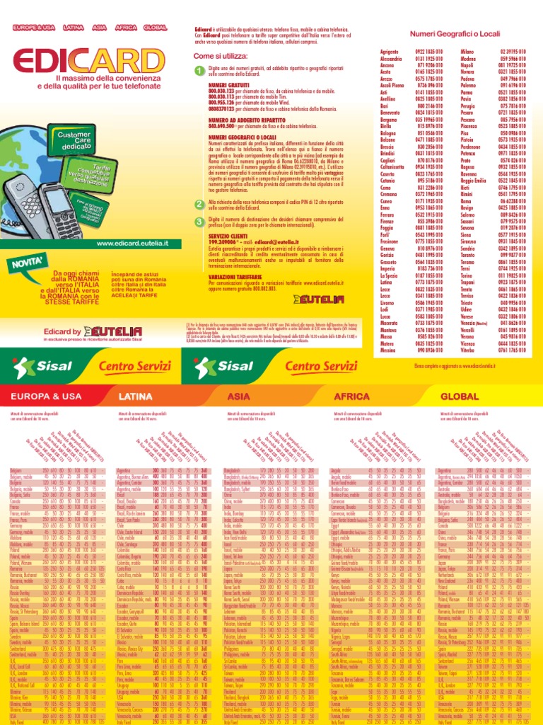 Pieghevole Edicard | PDF