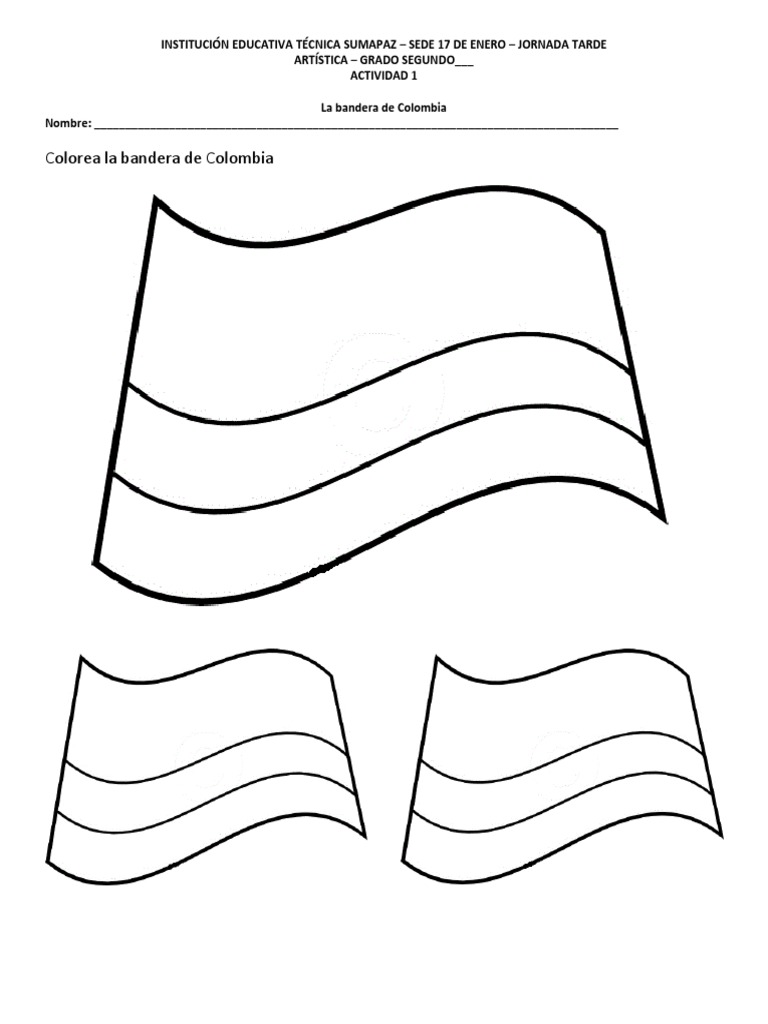 La Bandera de Colombia | PDF | Símbolos nacionales | Los símbolos