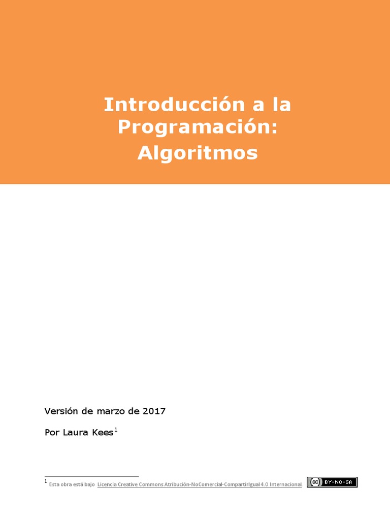Introduccion A La Programacion de Algoritmos | PDF | Lenguaje de ...