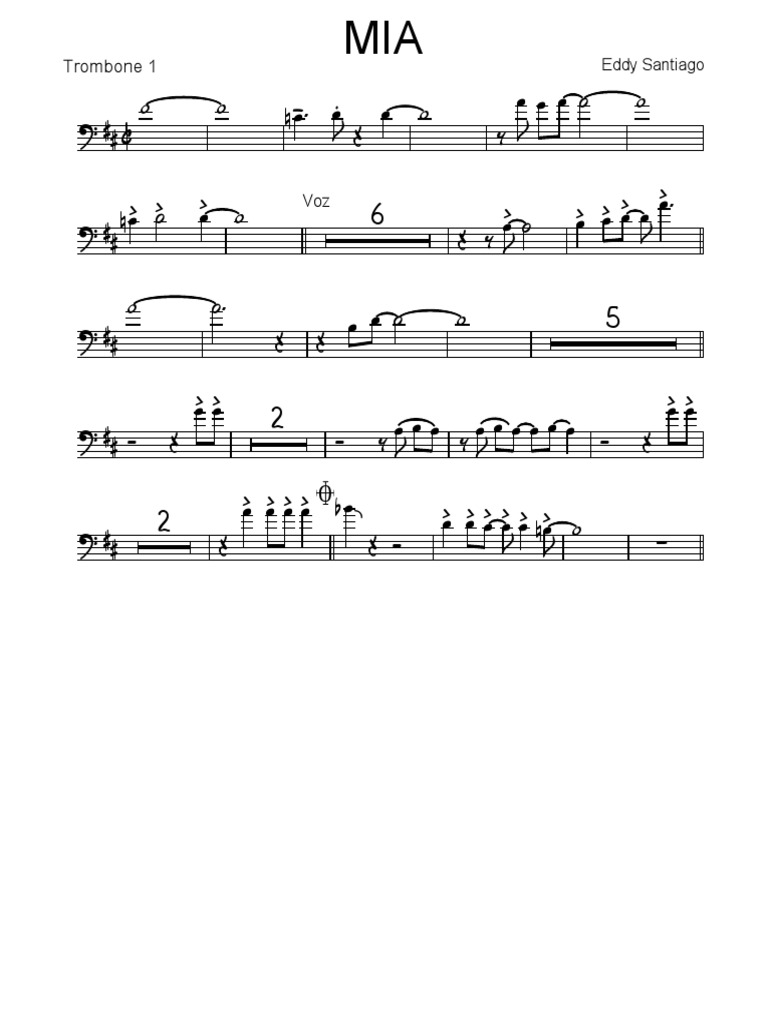 Mia Trombone | PDF