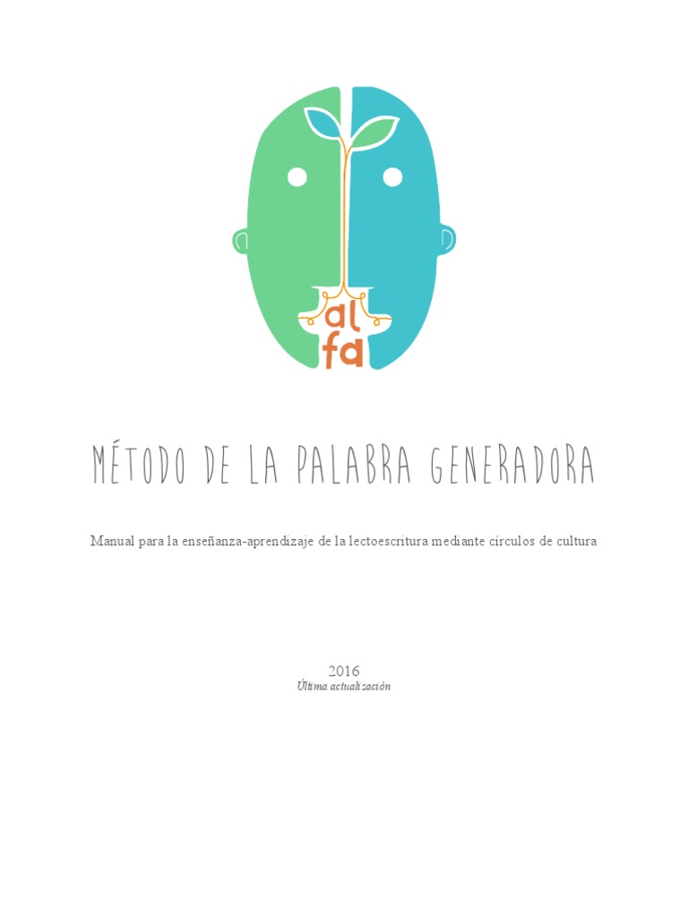 Manual-Metodo de La Palabra Generadora | PDF | Palabra | Vocal