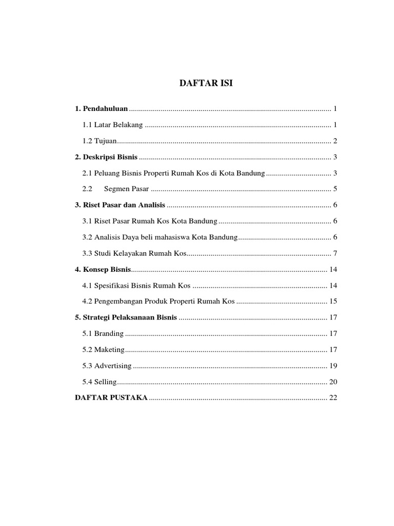 Proposal Bisnis QDRT | PDF