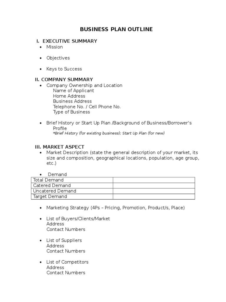 Comprehensive Business Plan Template | PDF | Expense | Net Income