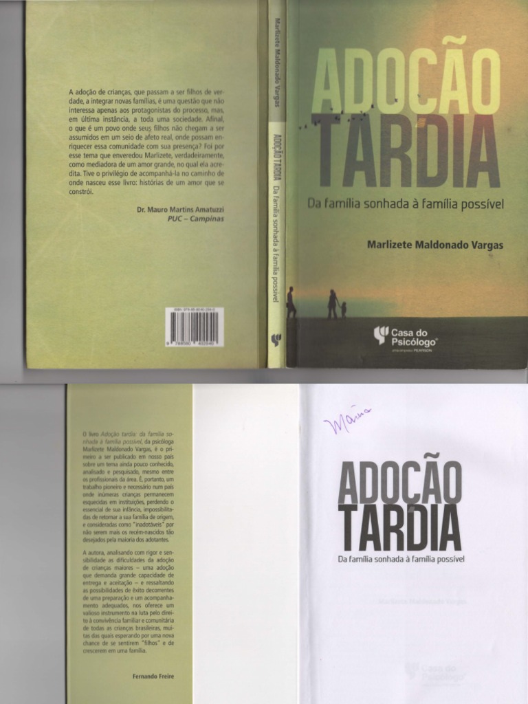 Adoção Tardia Da Família Sonhada À Família Possível PDF | PDF | Adoção ...