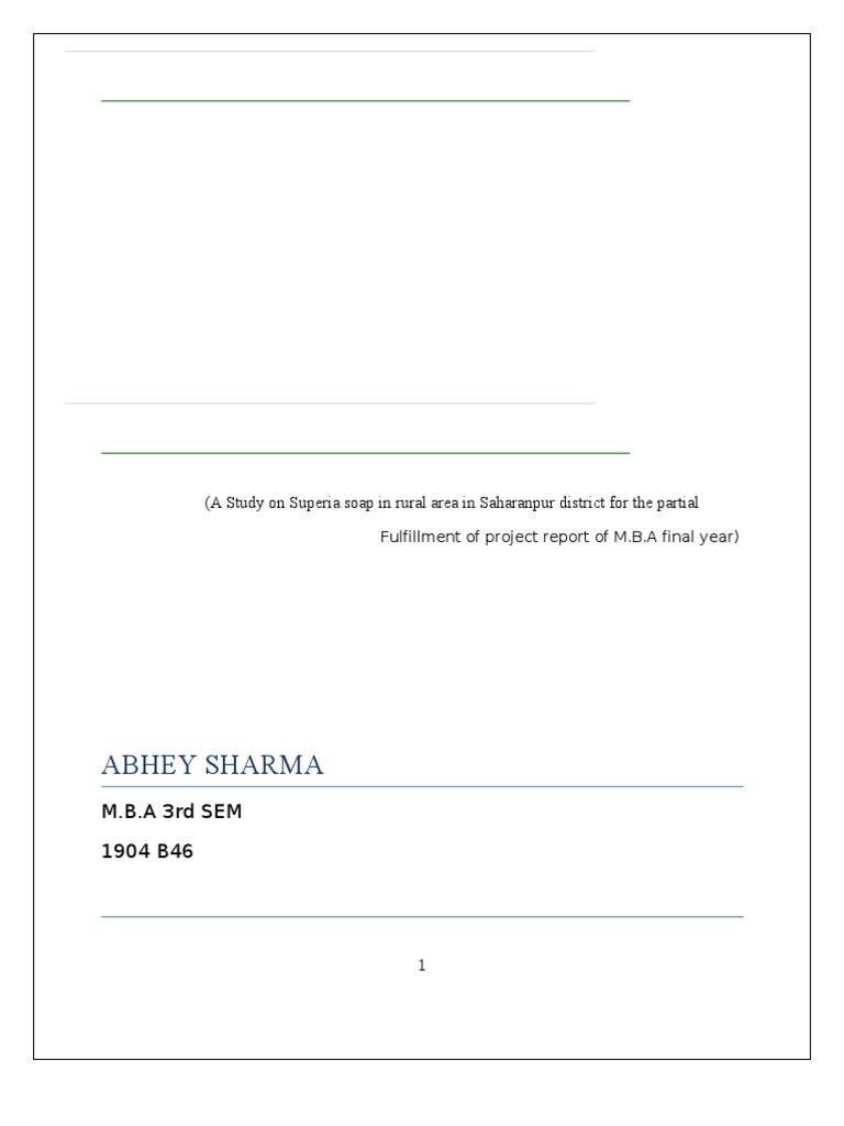 Itc Final Report | PDF | Retail | Consumer Behaviour