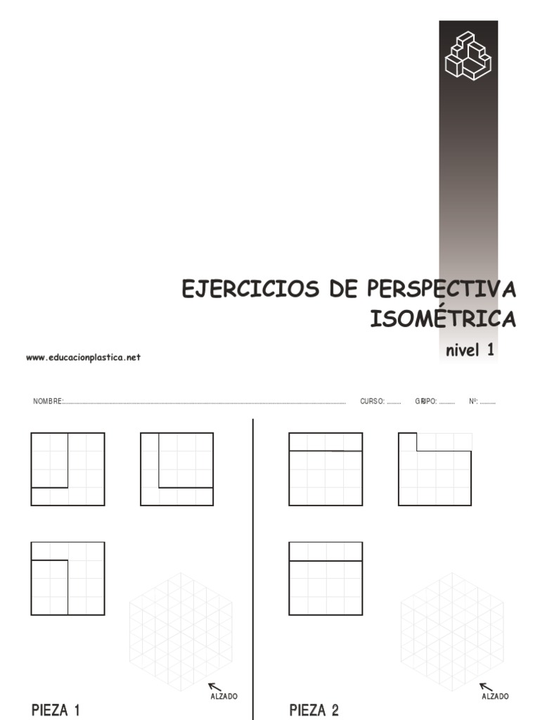 ¡Ejercicios de Perspectiva Isometrica! PDF | PDF