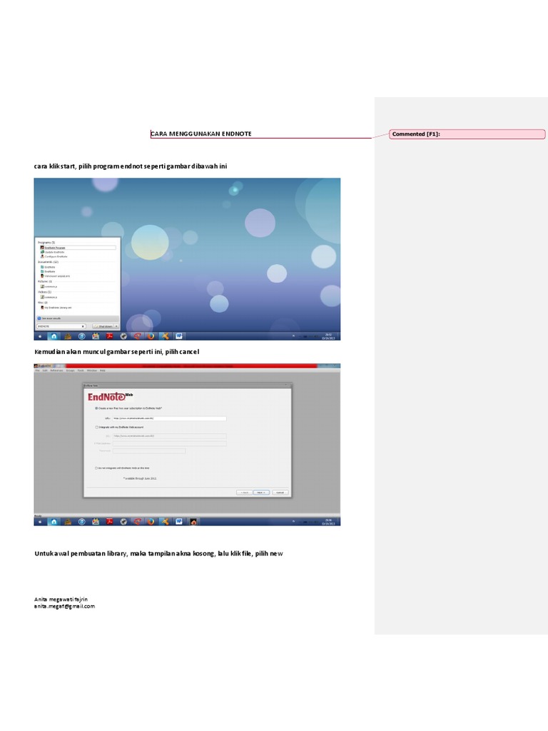 Cara Menggunakan Endnote PDF | PDF
