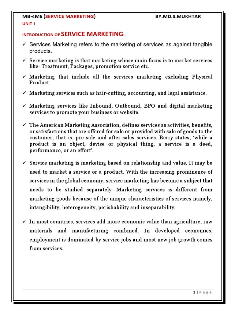 Service Marketing Essentials | PDF | Goods | Demand