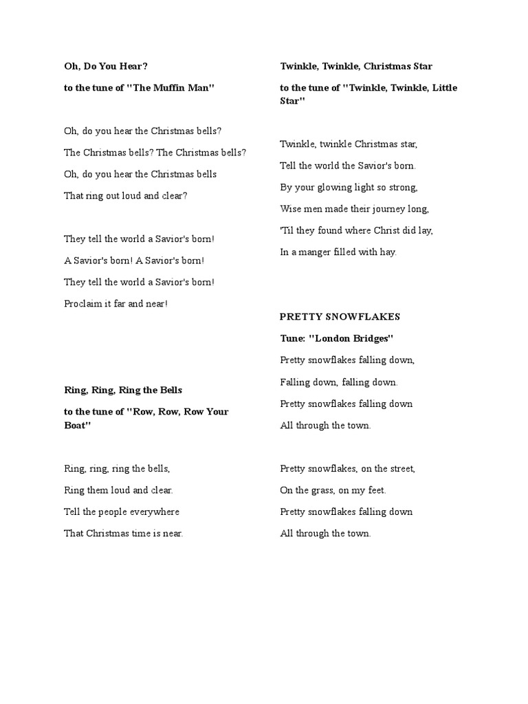 Christmas Songs for Kids | PDF