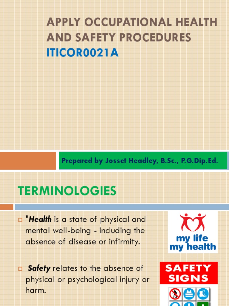 Occupational Health & Safety Procedures | PDF | Occupational Safety And ...