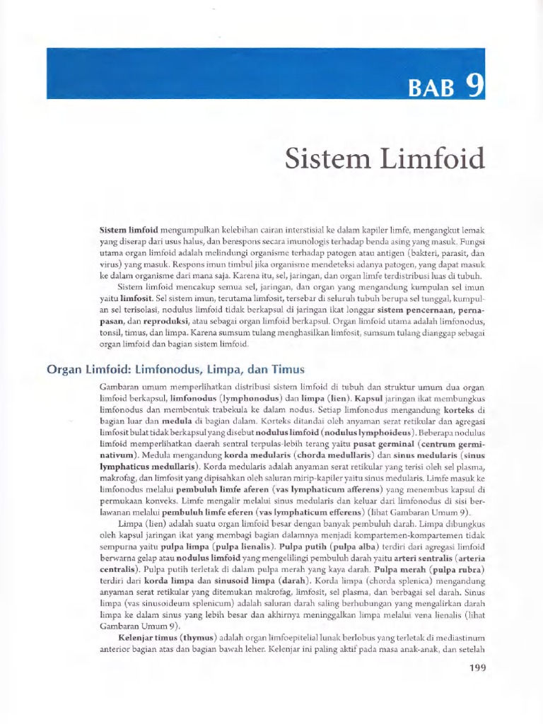 Sistem Limfoid | PDF