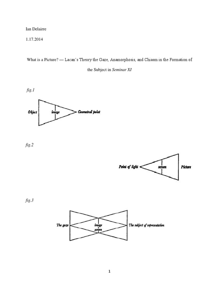 Lacan's Gaze and Subject Formation | PDF | Jacques Lacan ...