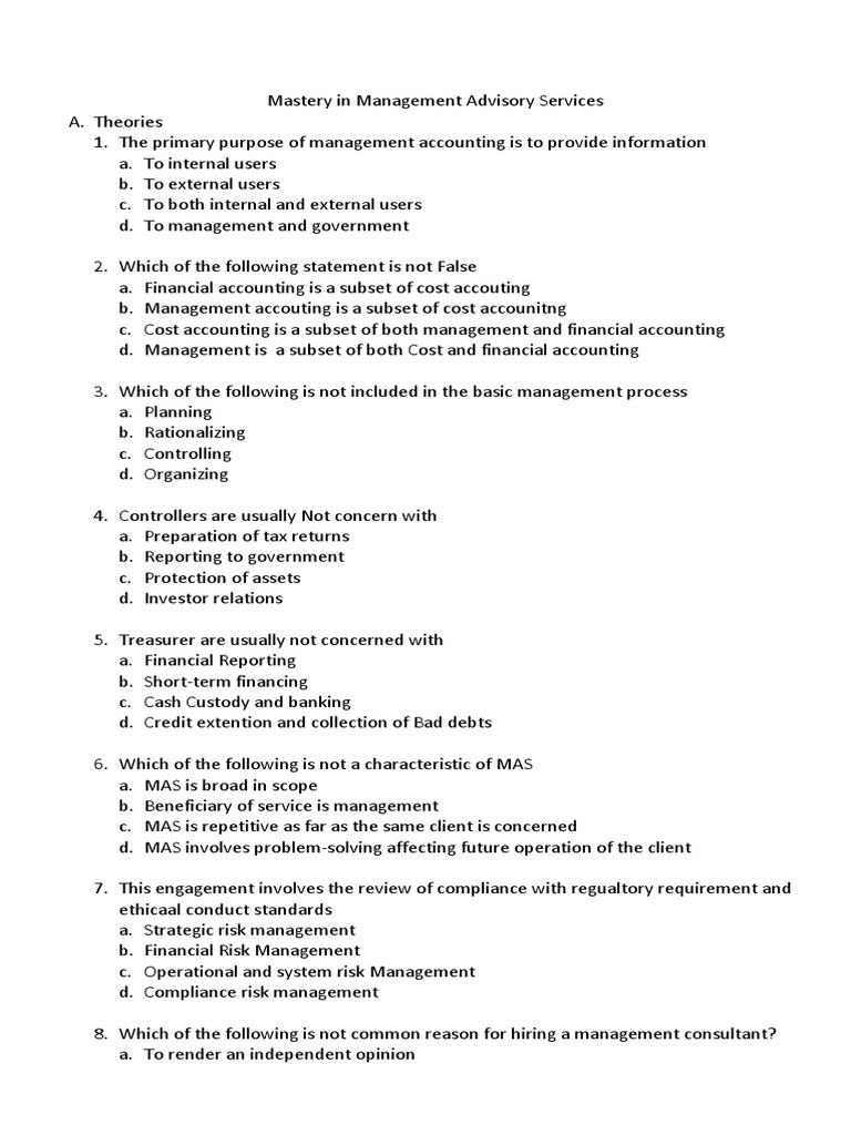 MAS Monitoring Exam | PDF | Net Present Value | Capital Budgeting