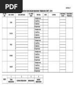 Borang c7 - Laporan Harian RMT | PDF