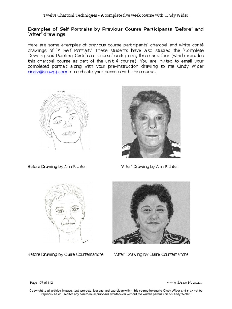 Example Self Portraits | PDF | Decorative Arts | Freedom Of Expression Law