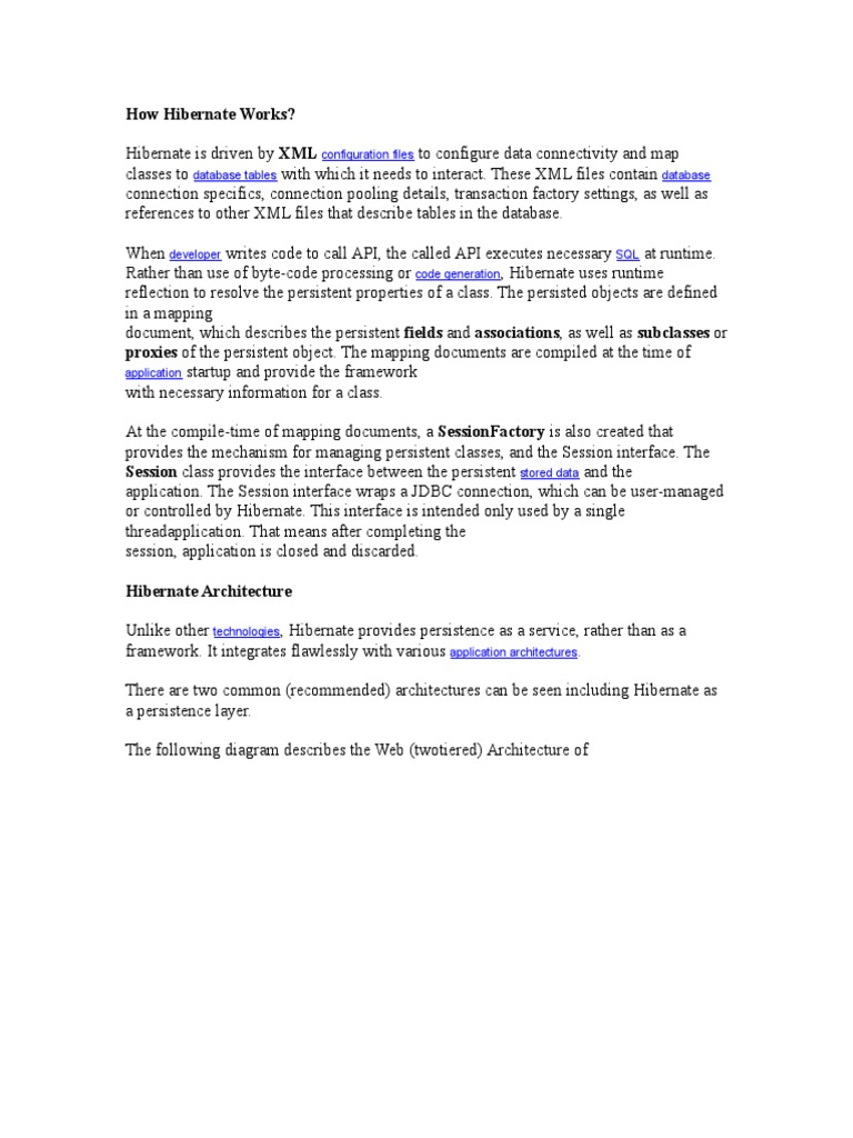 How Hibernate Works | Download Free PDF | Application Programming Interface | Databases