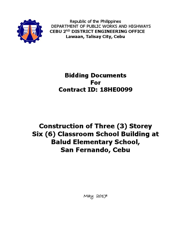 Bid Docs DPWH | PDF | Joint Venture | Private Law