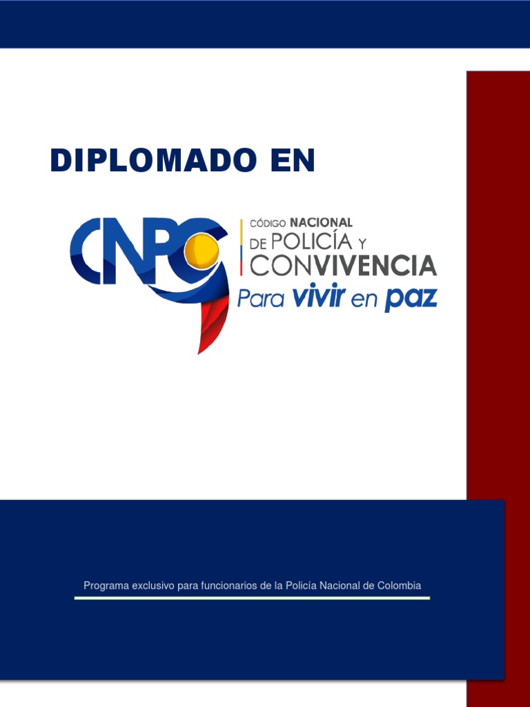 Diplomado Código Nacional De Policia Y Convivencia 2019 Spamming