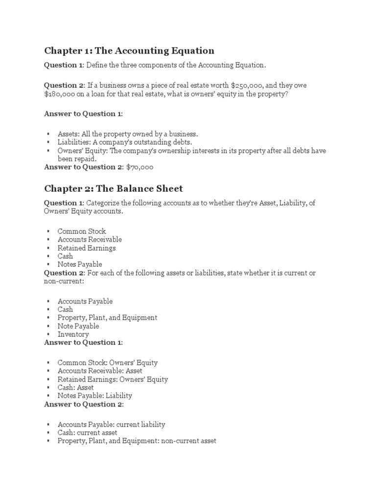 Accounting Problem Examples | PDF | Net Income | Debits And Credits