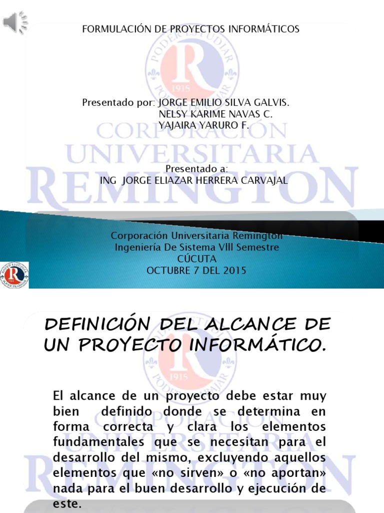 Metodologia de Proyectos Informaticos | PDF | Planificación | Software