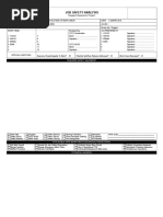 Jsa For Hotwork On Dredge | PDF | Welding | Construction