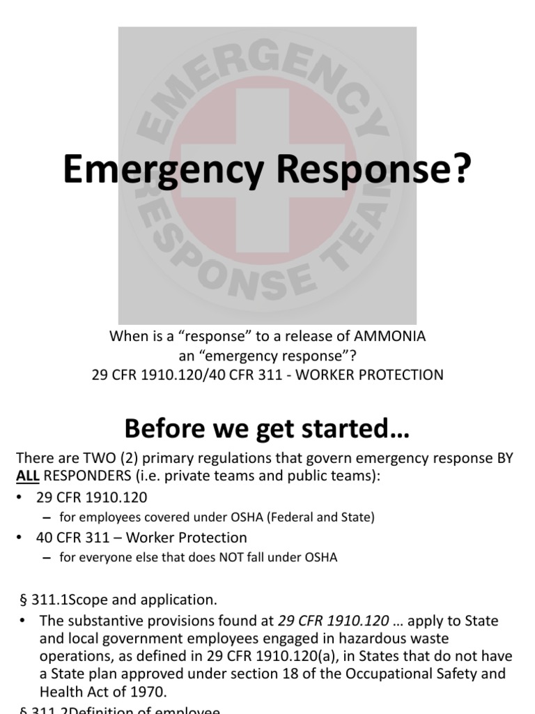 Emergency Response | PDF | Emergency | Dangerous Goods