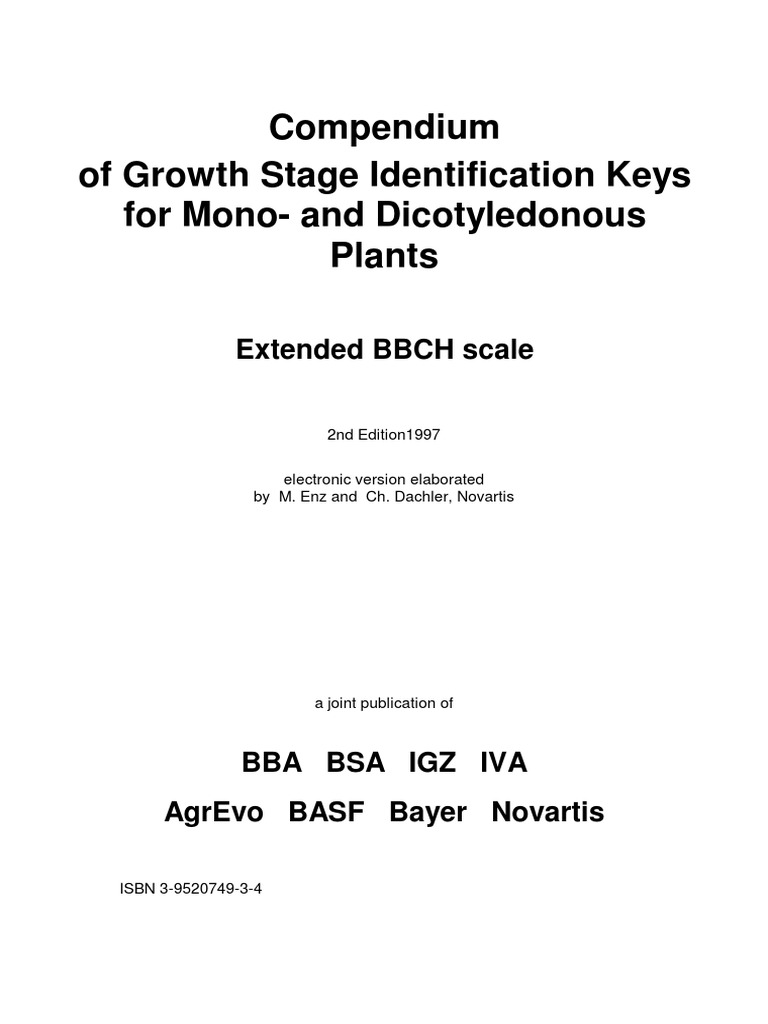 Scale BBCH | PDF | Seed | Germination