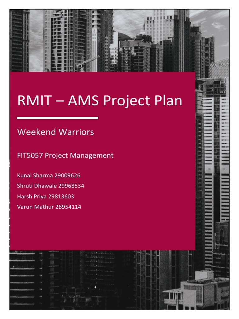 RMIT Academic Management System Plan | PDF | Project Management | Risk ...