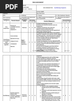 Lathe Machine Risk Assessment | PDF | Risk | Safety
