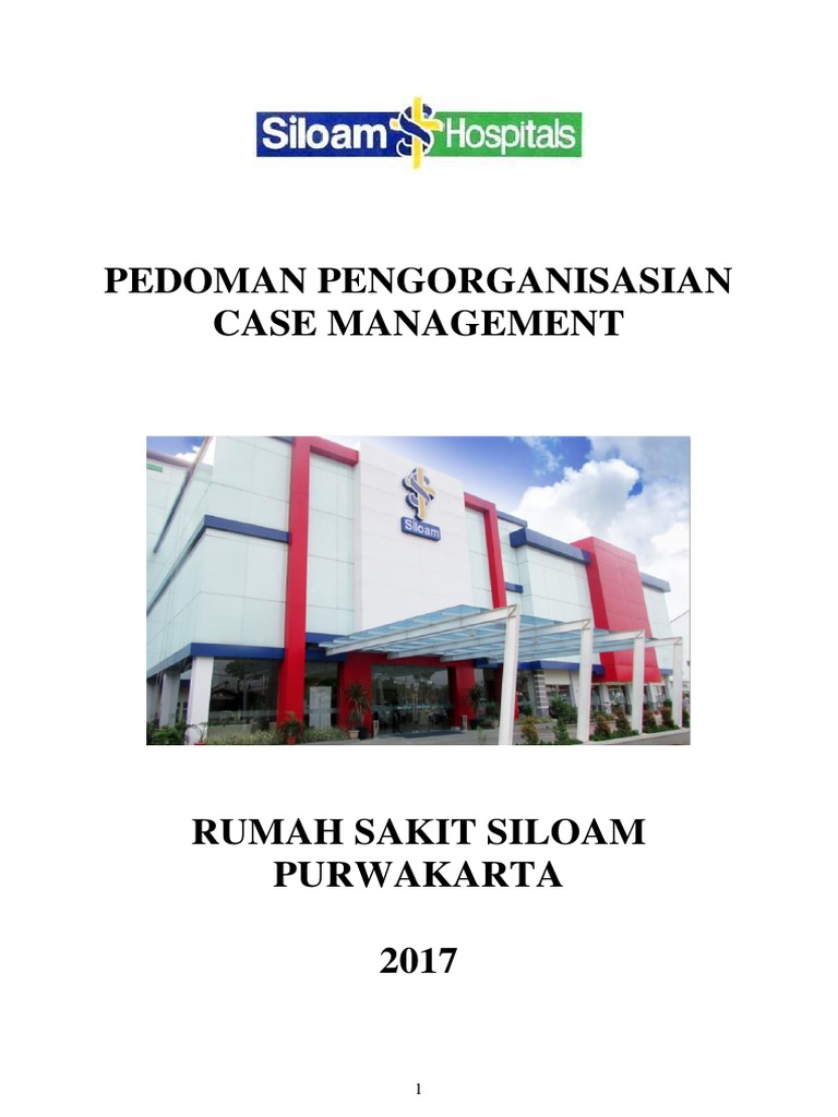 Pedoman Organisasi Case Management-Draft | PDF