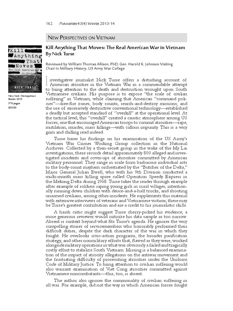 Kill Anything That Moves: The Real American War in Vietnam: by Nick ...